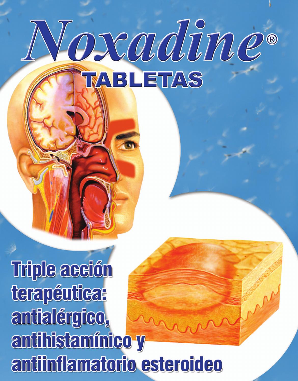 LITERATURA MEDICA NOXADINE TABLETAS LABORATORIOS ARSAL by Ricardo ...