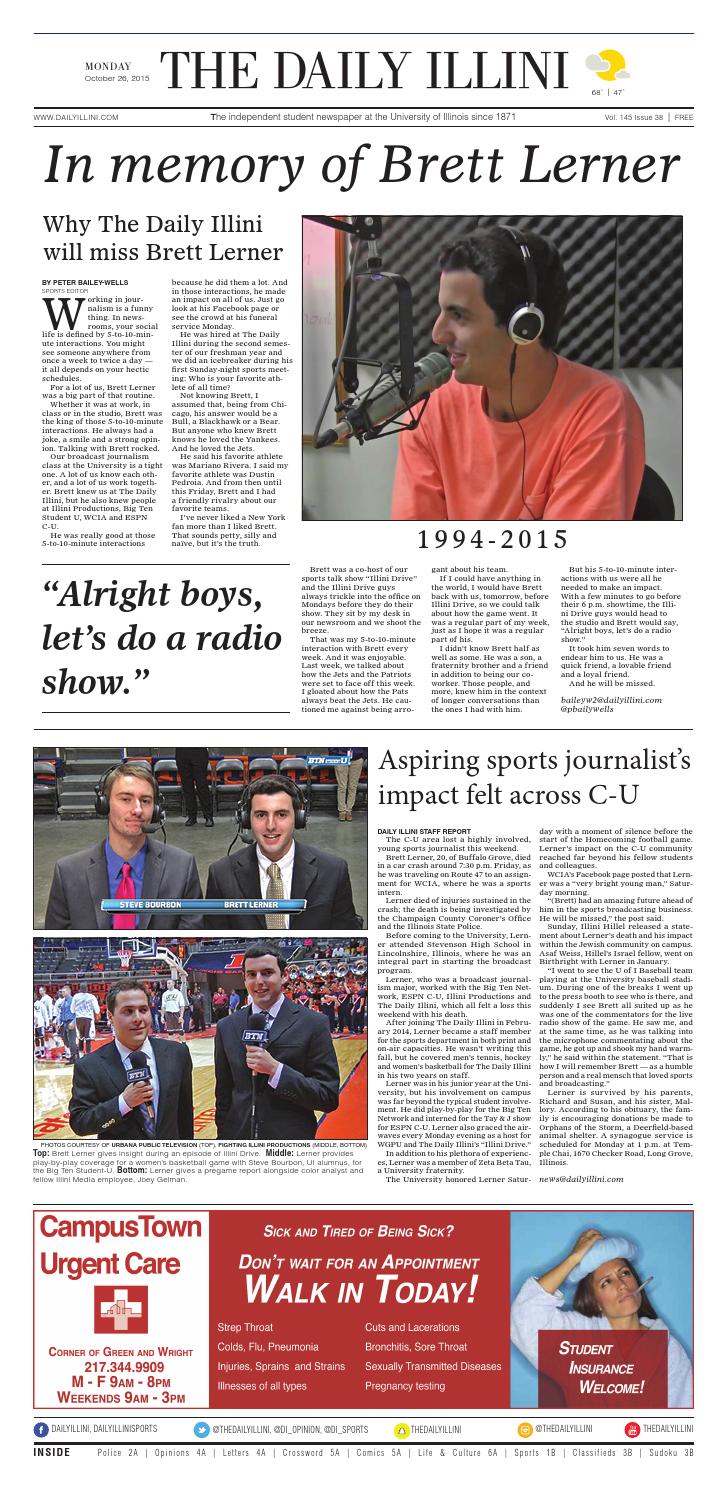 The Daily Illini: Volume 145 Issue 38 by The Daily Illini - Issuu