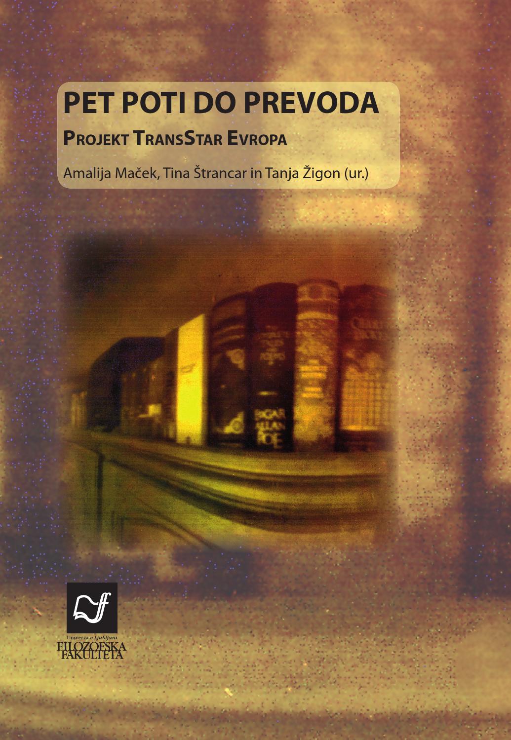 Pet poti do prevoda by Znanstvena zalozba FF - Issuu