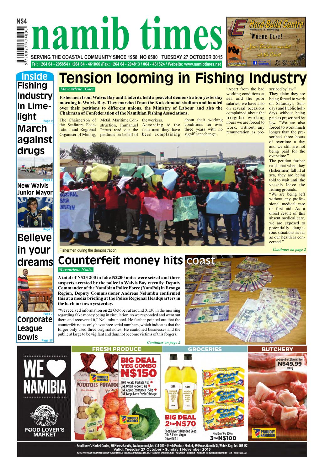 27 october namib times e edition by Namib Times Virtual - Issuu