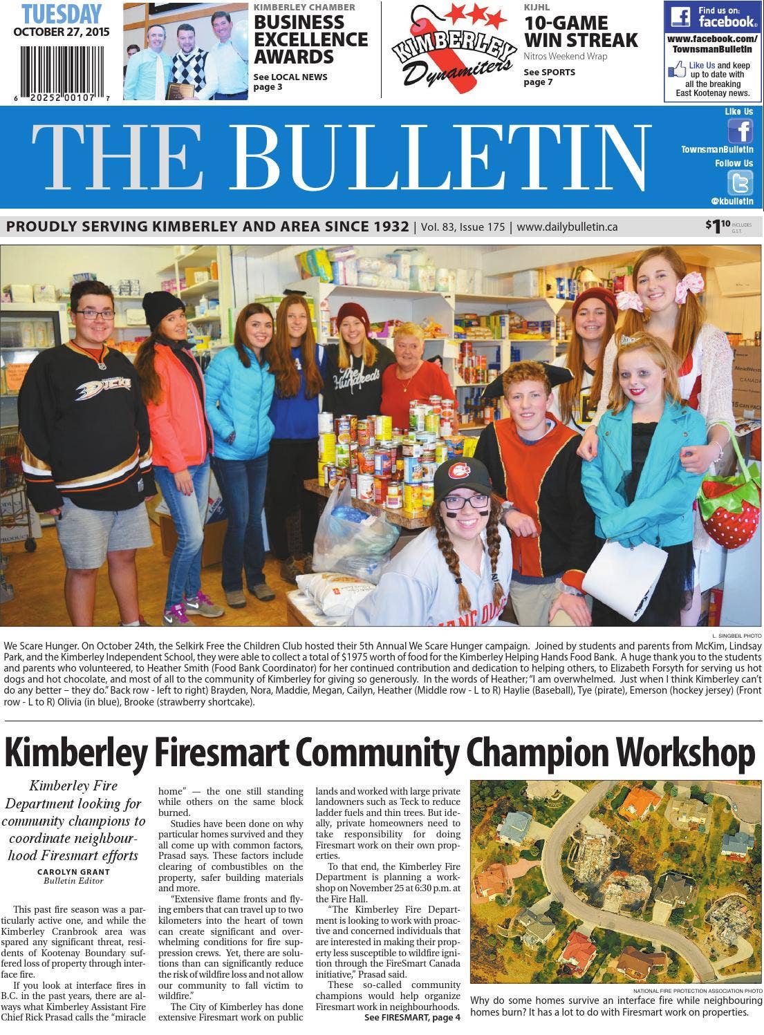Kimberley Daily Bulletin, October 27, 2015 by Black Press Media Group ...