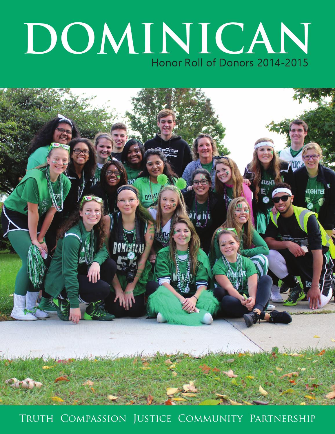 Honor roll of donors 2015 by Dominican High School - Issuu