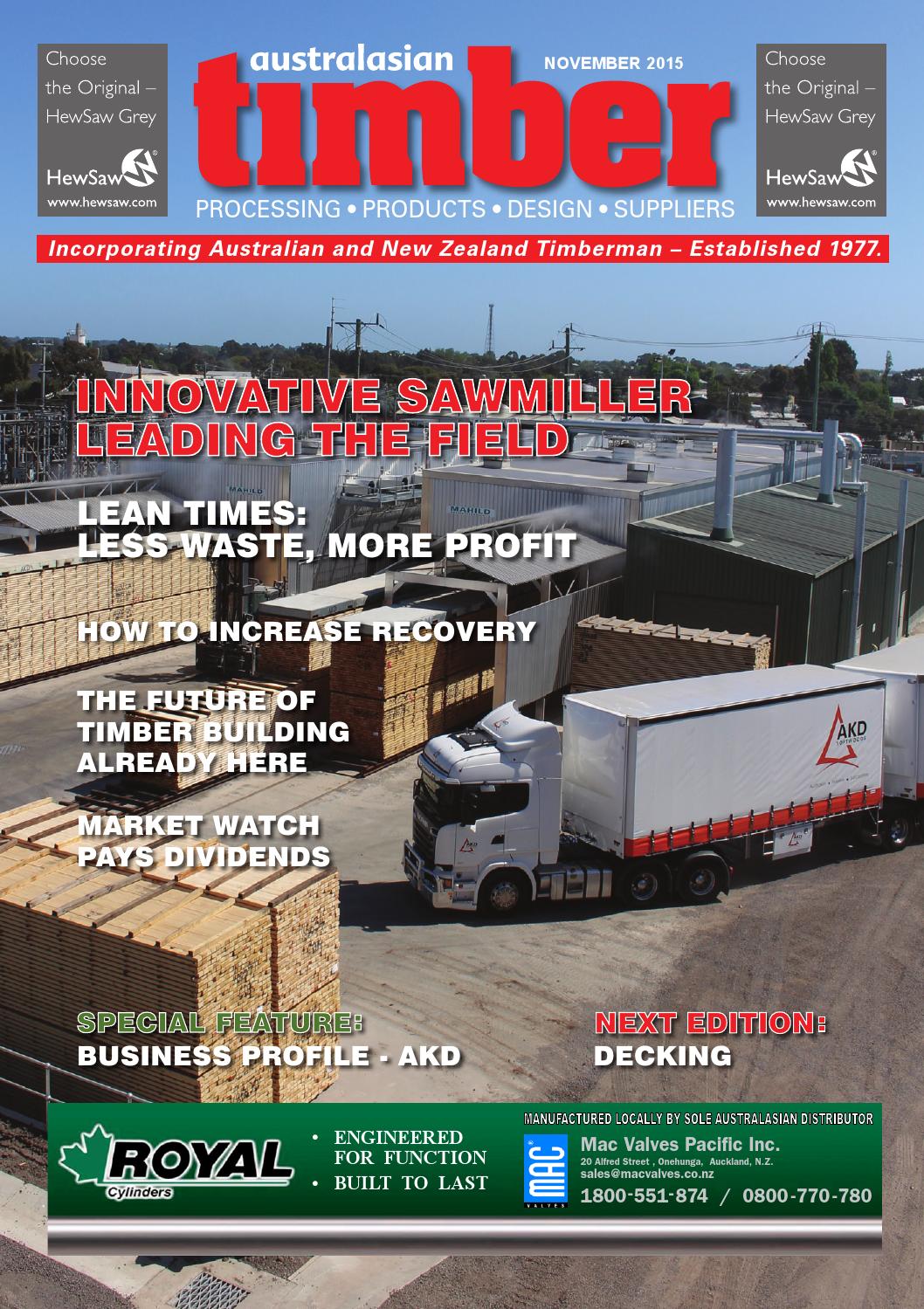 Australasian Timber - November 2015 by Provincial Press Group - Issuu