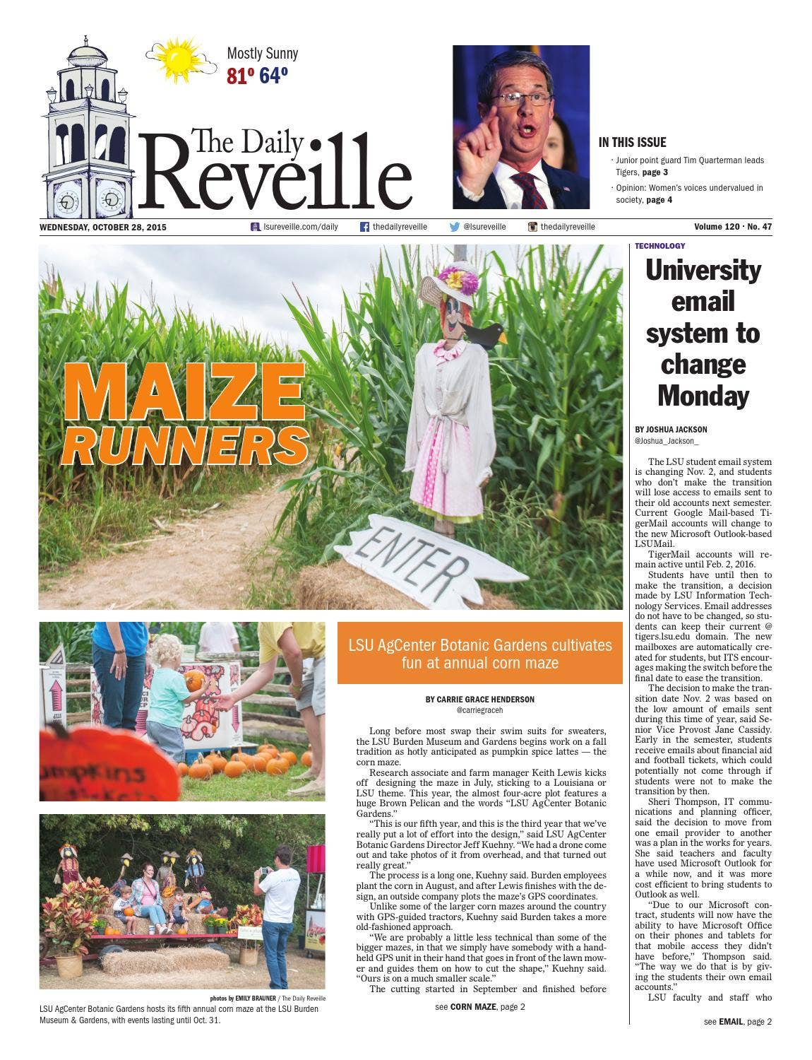 The Daily Reveille - October 28, 2015 by Reveille - Issuu