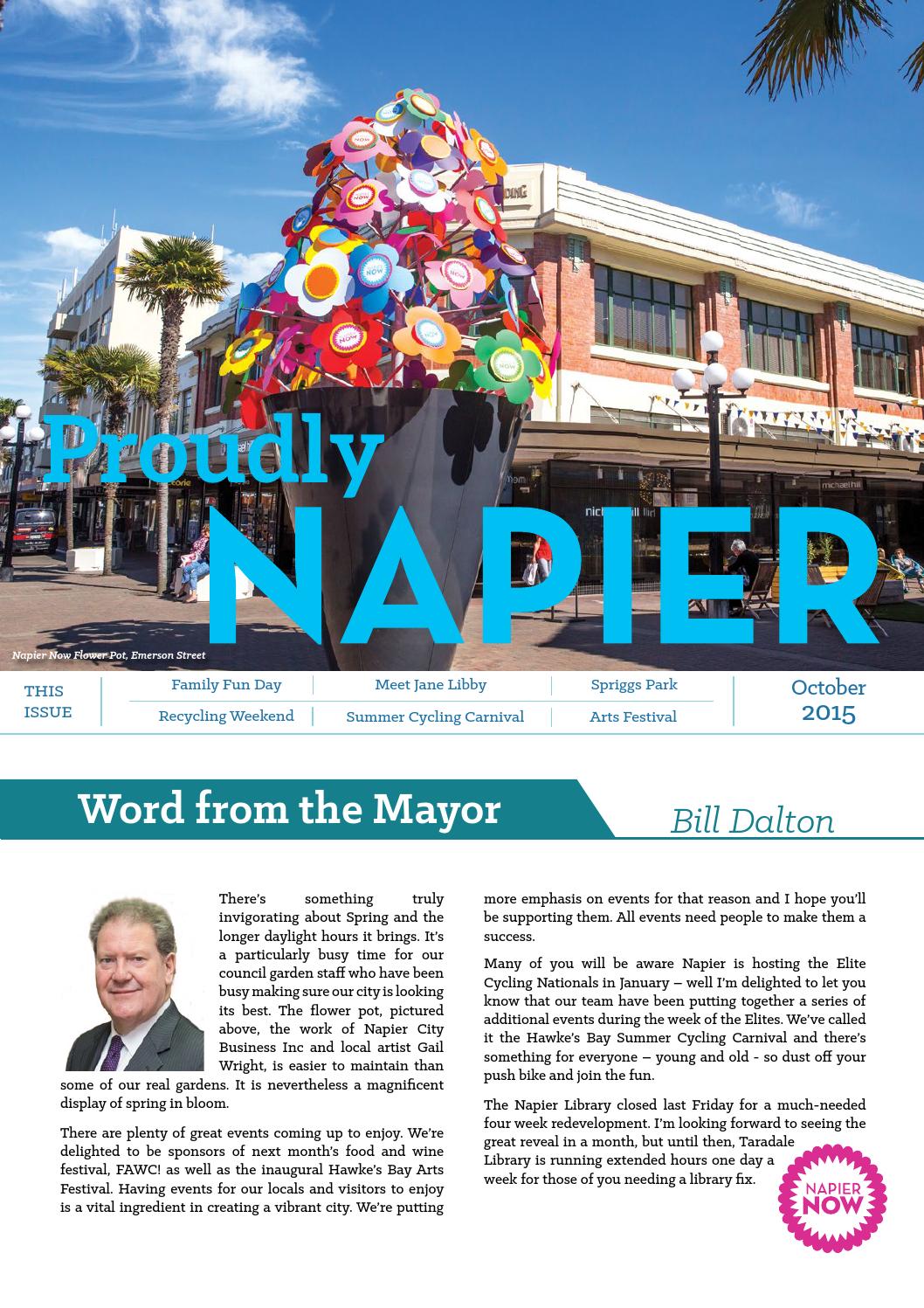 Proudly Napier October 2015 by Napier City Council - Issuu