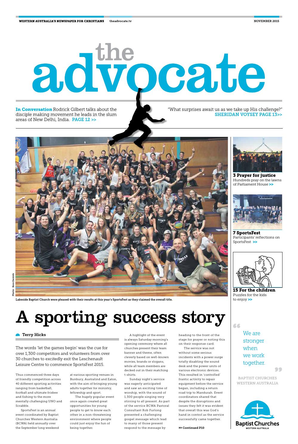 The Advocate November 2015 by imageseven - Issuu