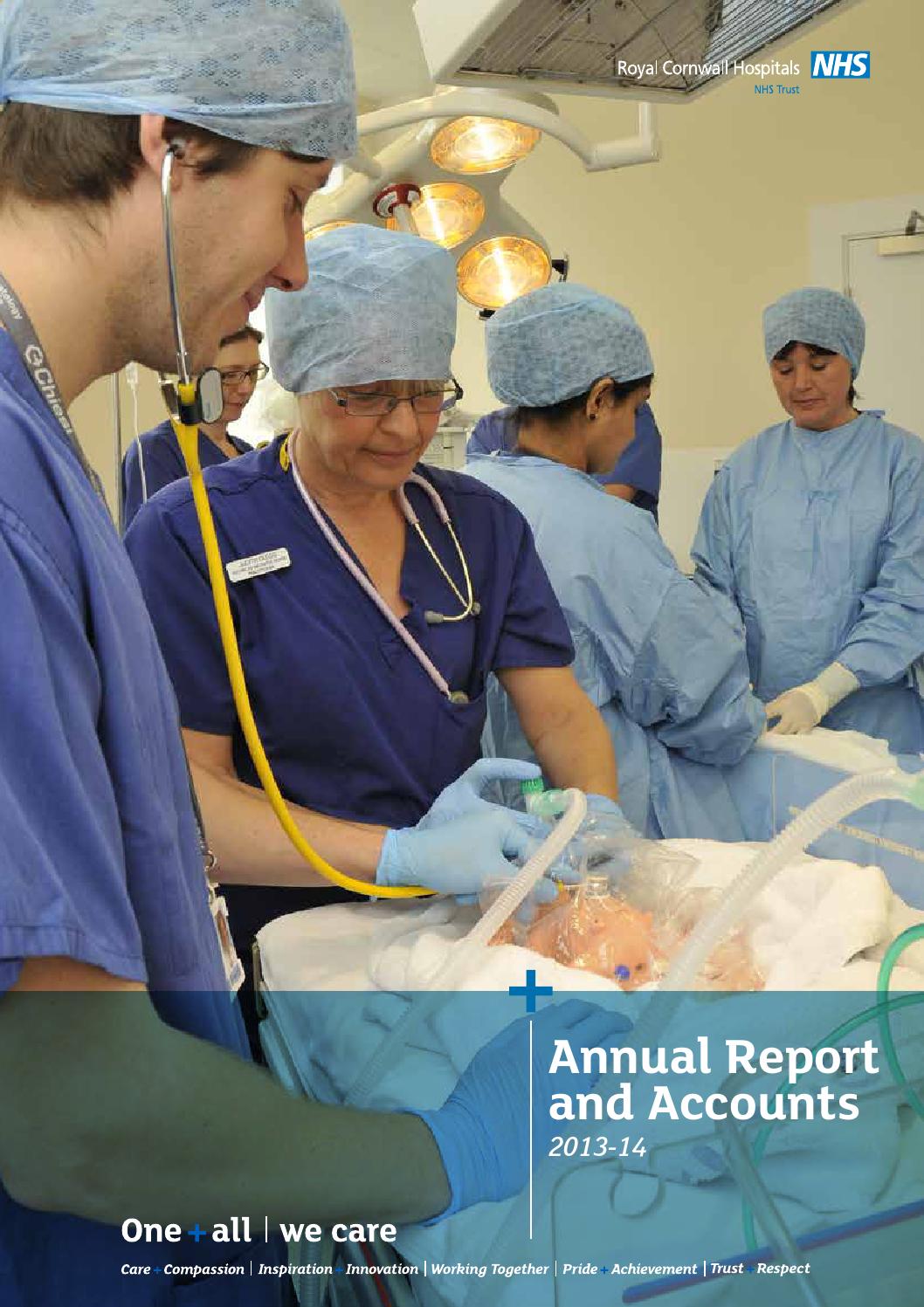 RCHT Annual Report & Account 2013-2014 by Royal Cornwall Hospitals - Issuu
