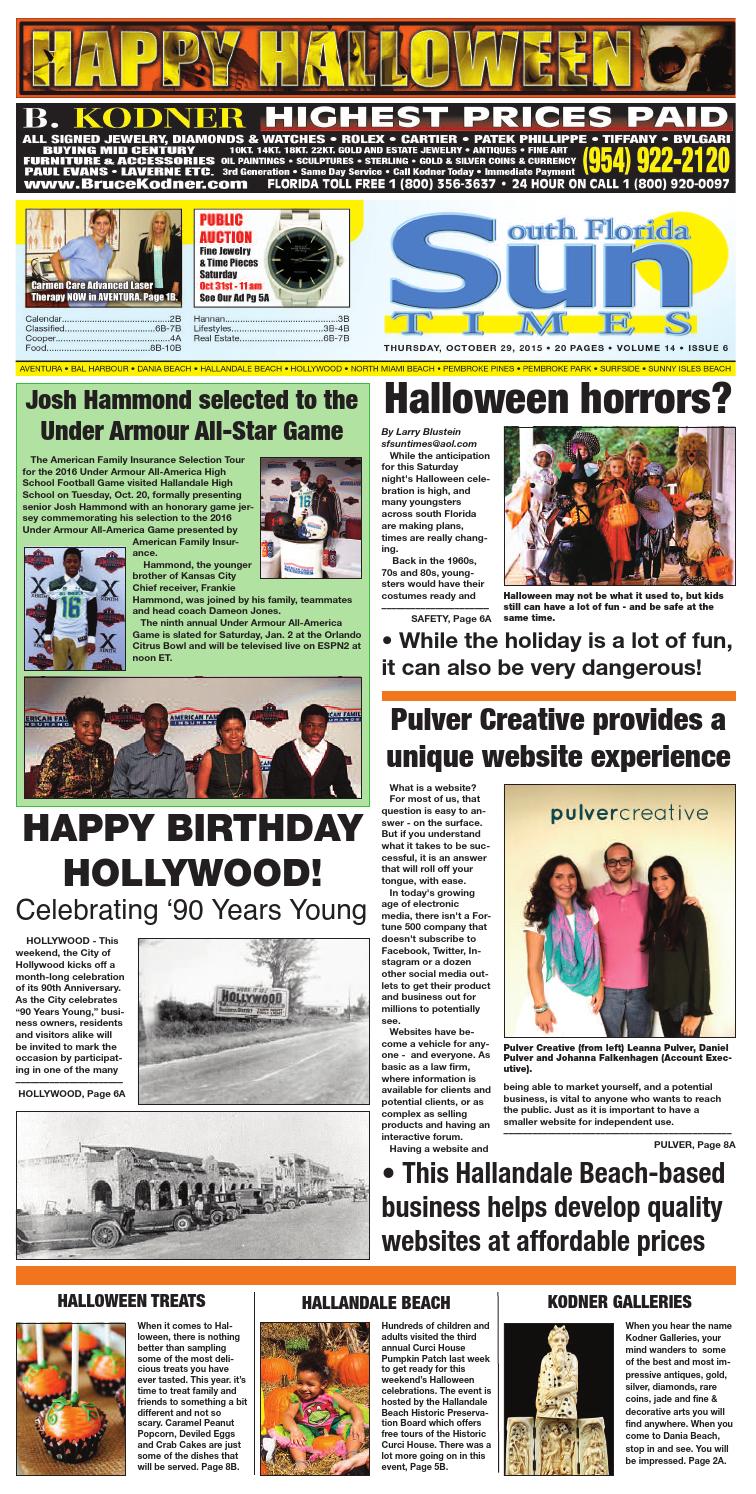 Sun Times Issue 10 29 15 by The South Florida Sun Times Newspaper - Issuu