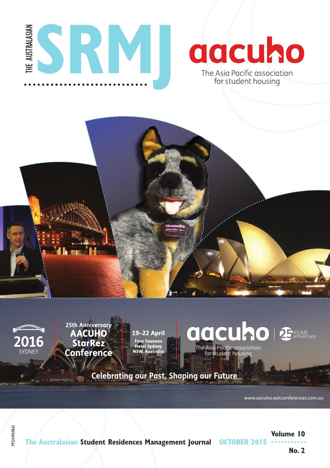 Student Residences Management JournalVolume 10 Number 2 by Adbourne ...