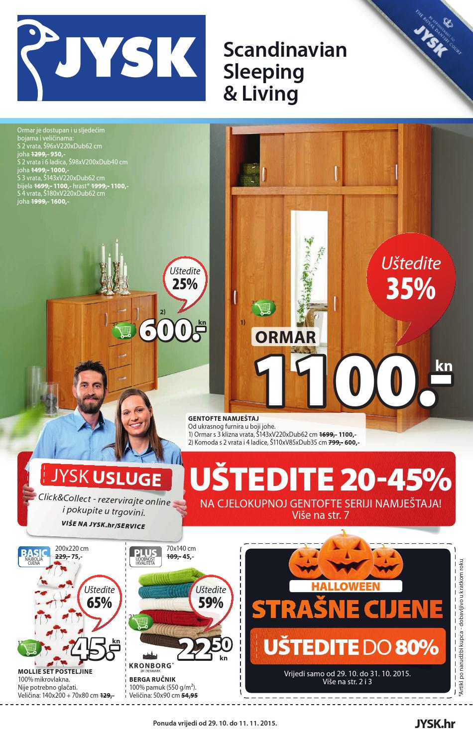 Jysk hr katalog akcija od 29 10 11 11 2015 by Catalog.hr - Issuu