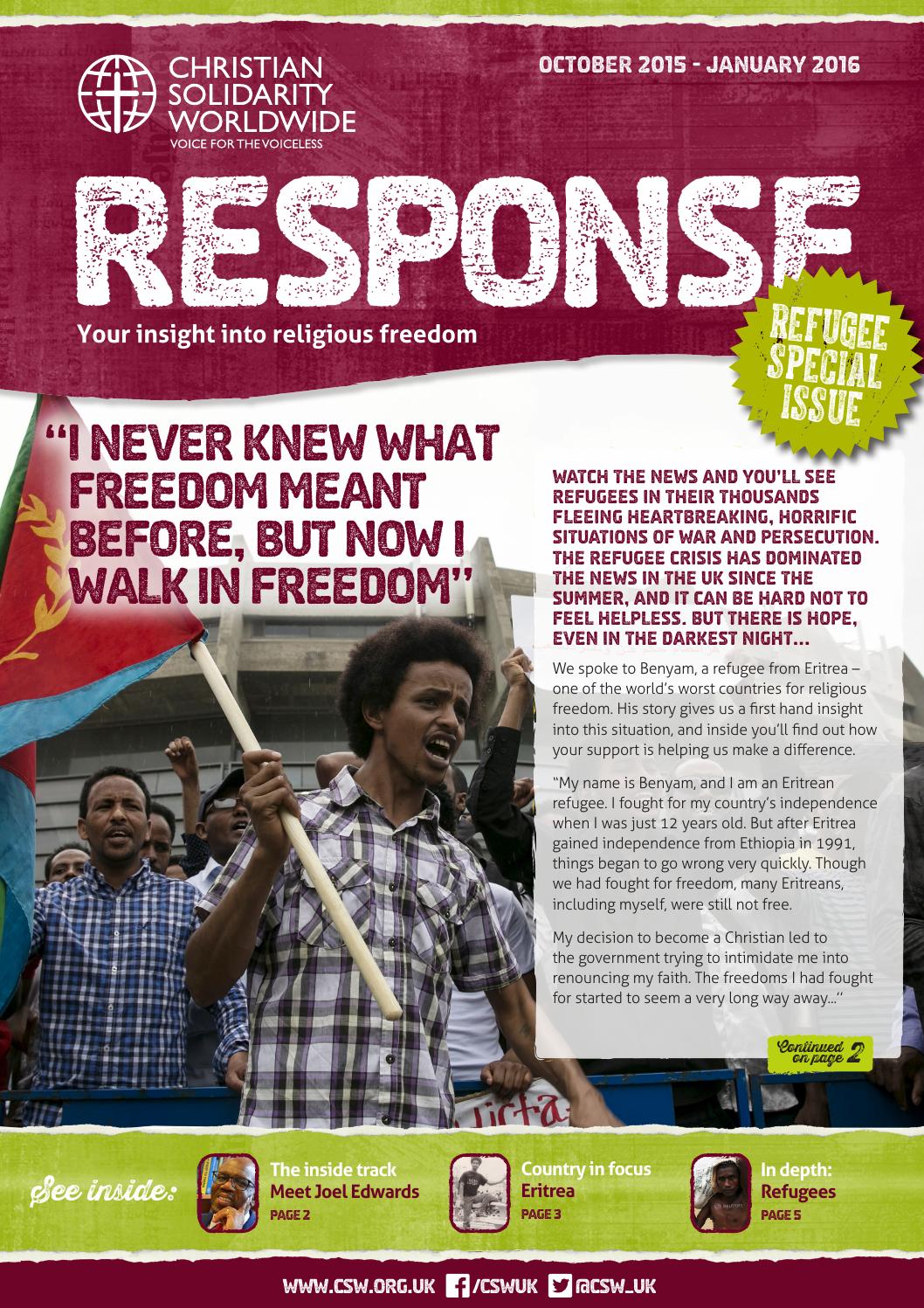 Response Magazine October 2015 by CSW UK - Issuu