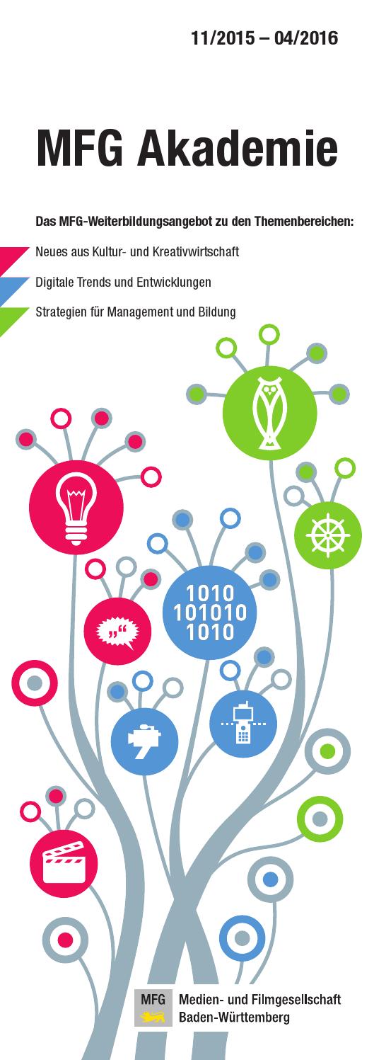 MFG Akademieprogramm 11/2015 - 04/2016 by MFG Baden-Württemberg - Issuu