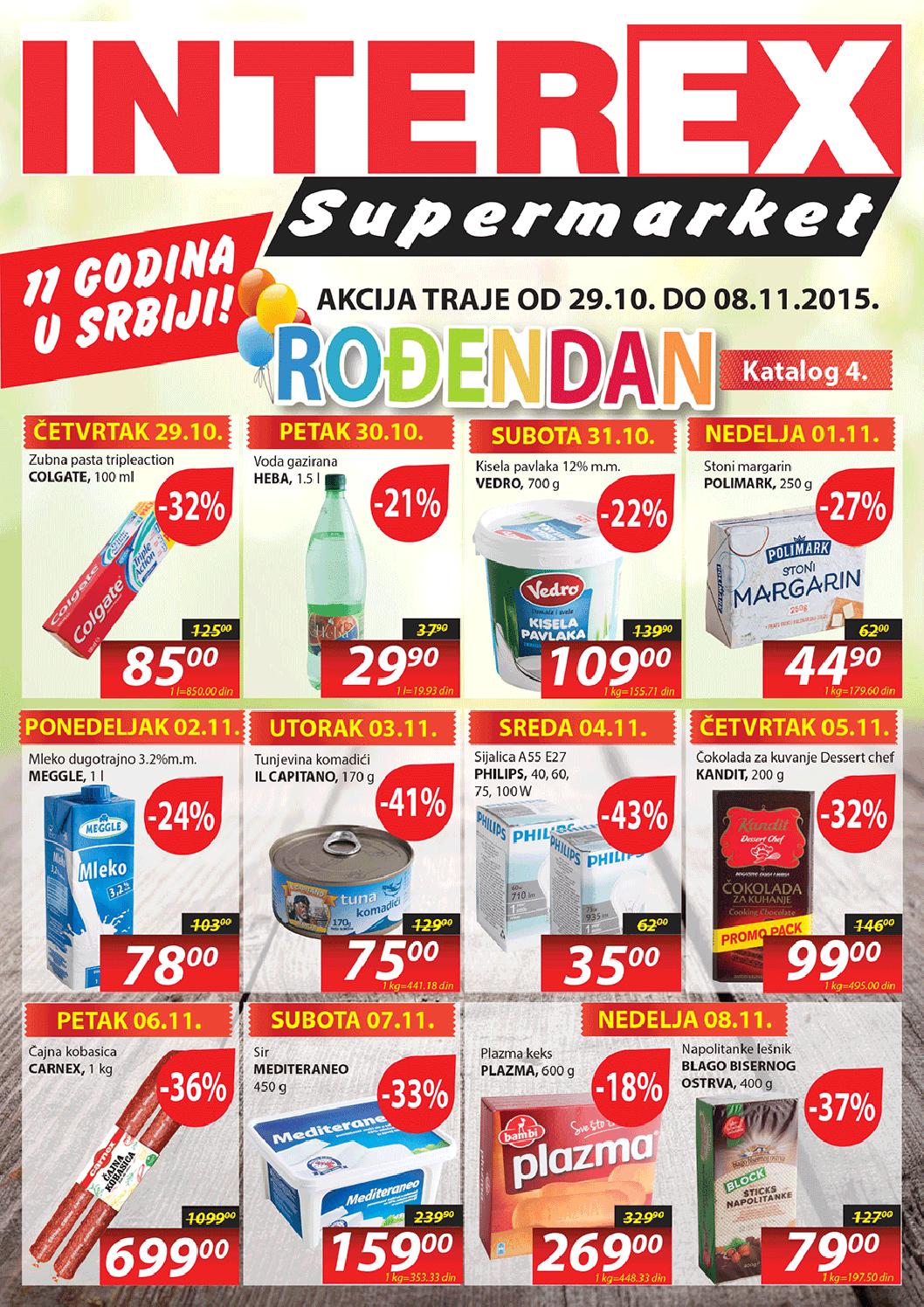 Interex katalog rodjendan 29.10.- 08.11.2015. by Catalog.hr - Issuu