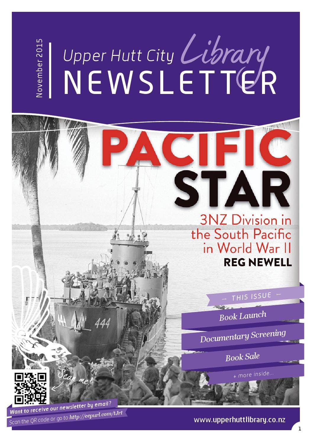 Upper Hutt City Library Newsletter November 2015 by Upper Hutt City ...