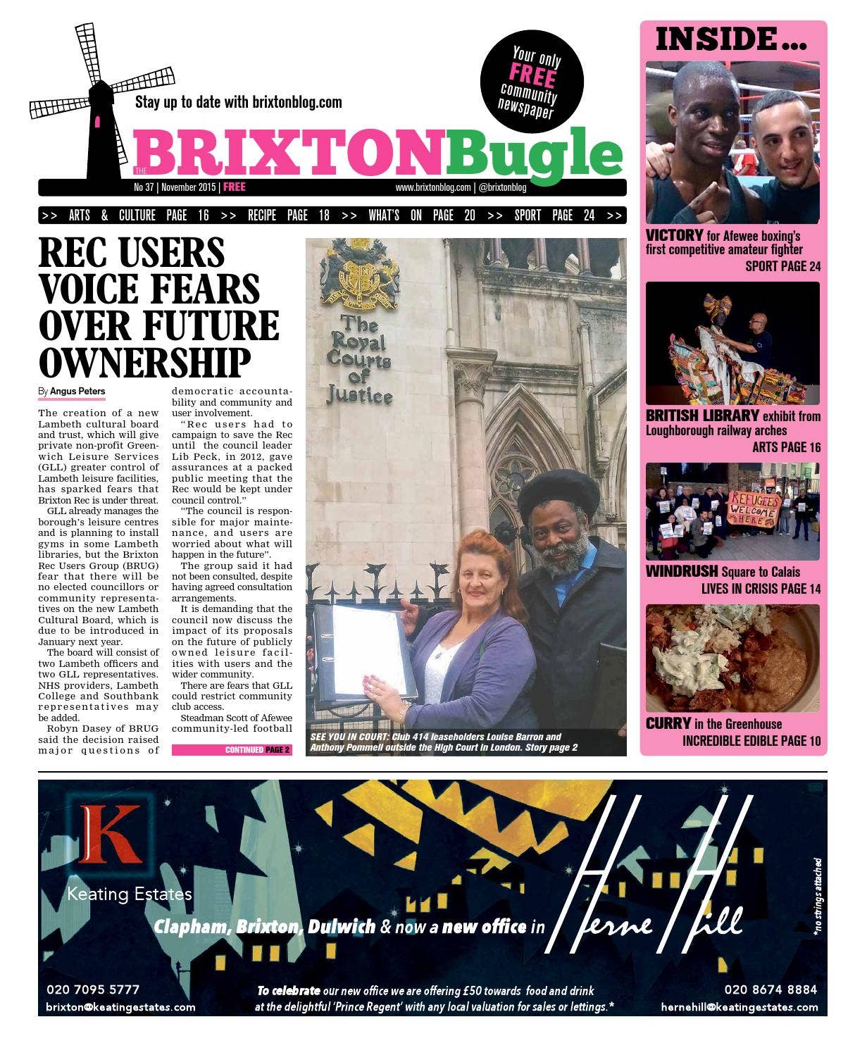 Brixton Bugle November 2015 by Brixton Bugle - Issuu