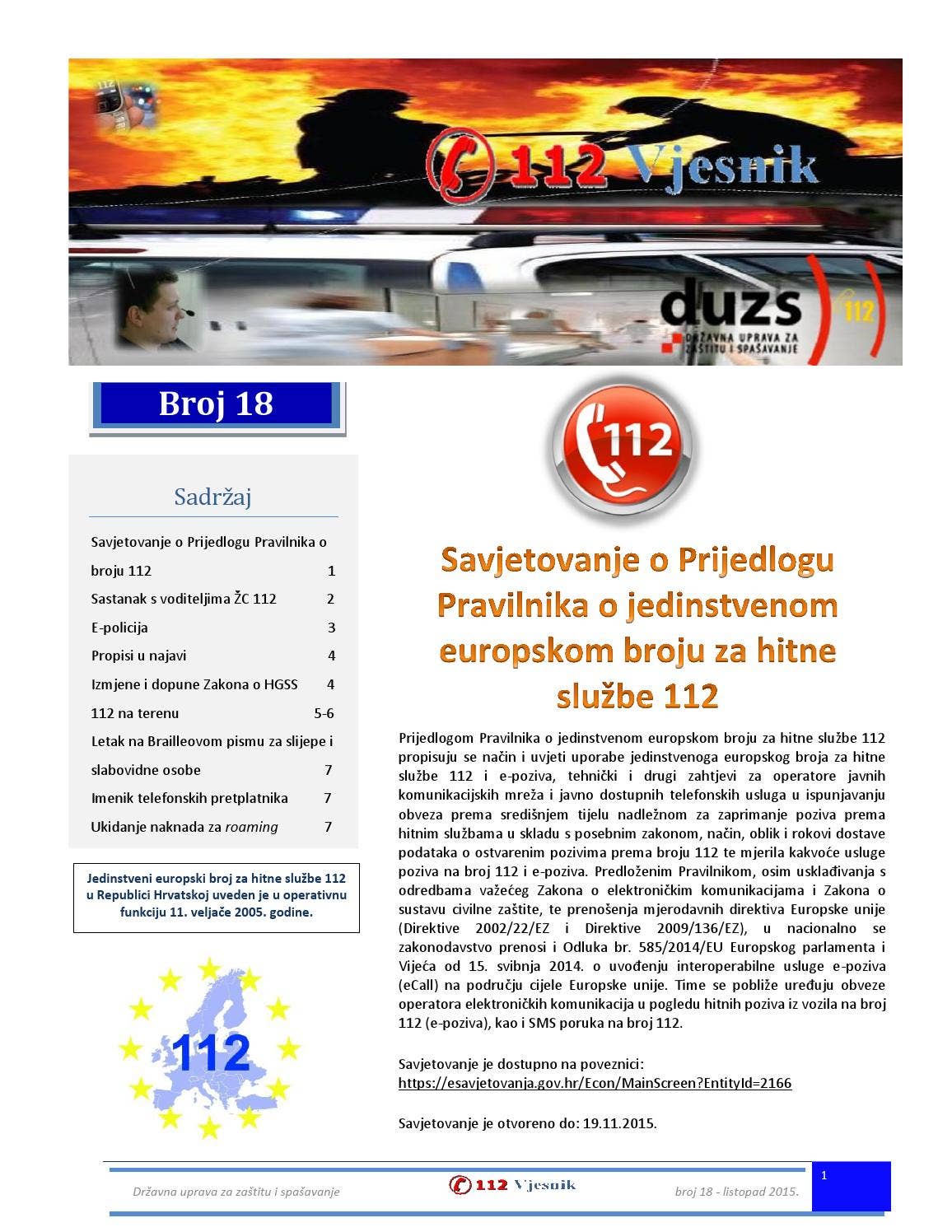 112 vjesnik - broj 18 by 112 novosti - Issuu