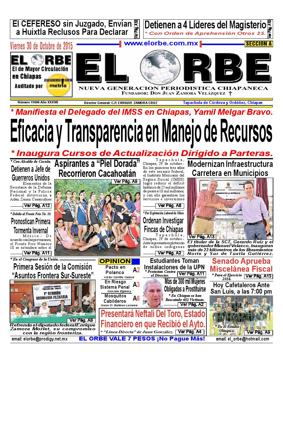 30102015 by El Orbe - Issuu