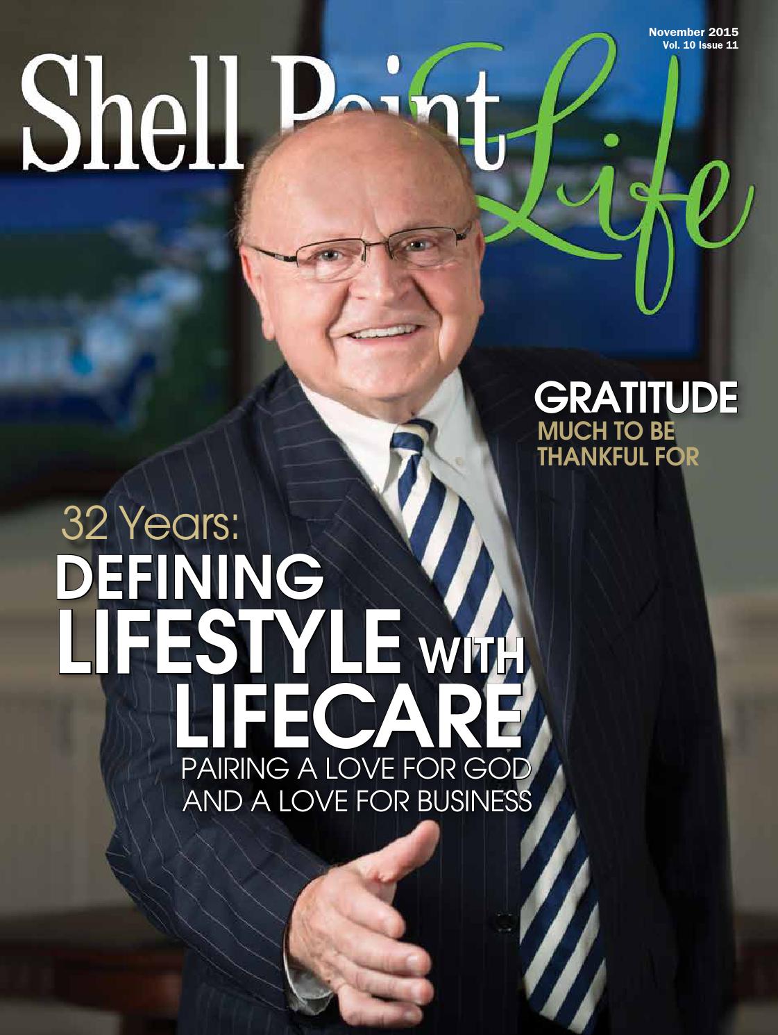 Shell Point Life November 2015 by Shell Point Retirement Community - Issuu