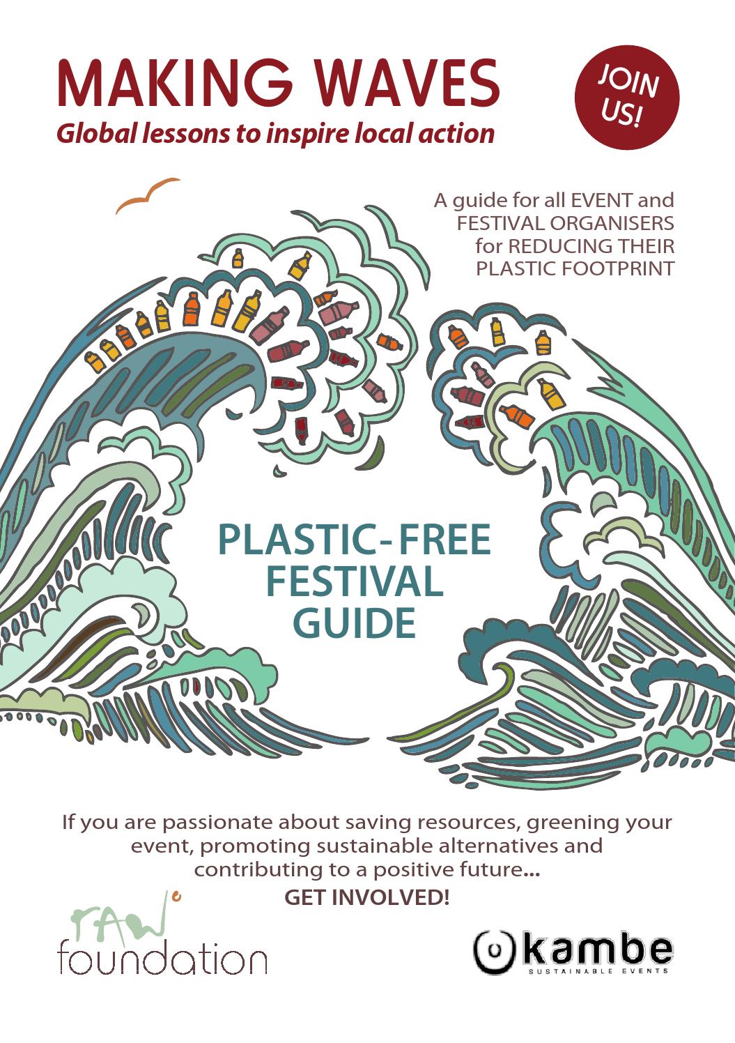 Making waves plastic free festival guide by Raw Foundation I Making ...