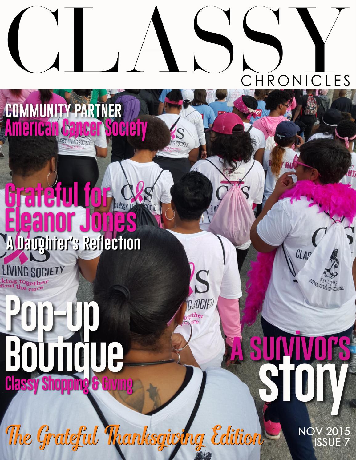 Classy Chronicles, November 2015, Issue 7 by Classy Living Society - Issuu