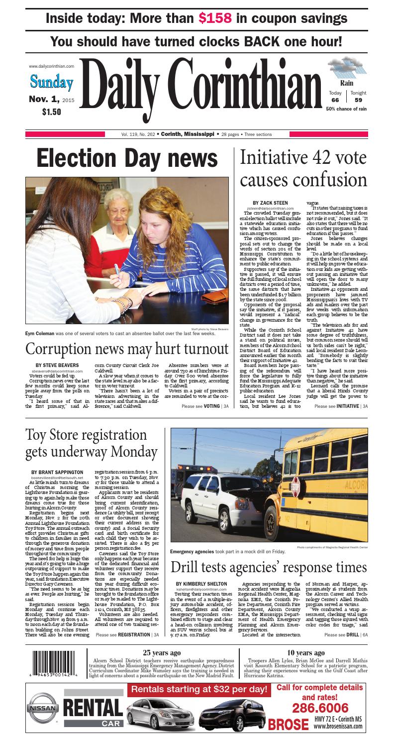 110115 daily corinthian e edition by Daily Corinthian - Issuu