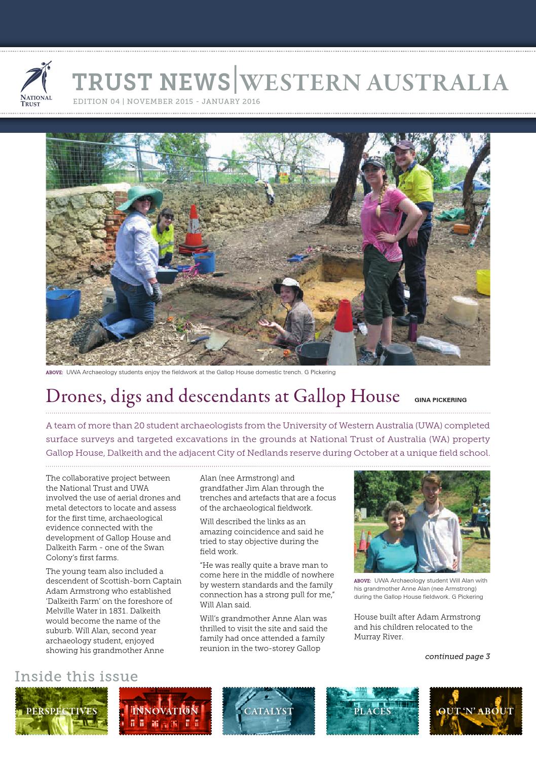 Trust News Western Australia November 2015 by The National Trusts in ...