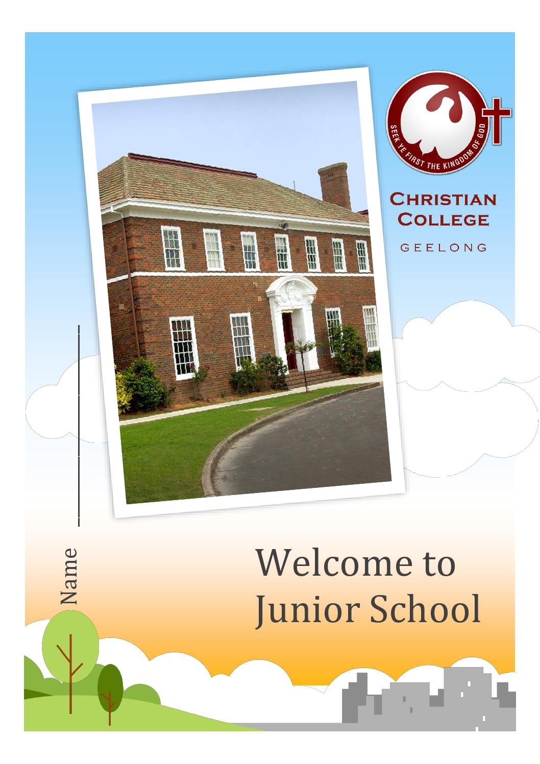 Prep welcome book 2016 by Christian College Geelong - Issuu
