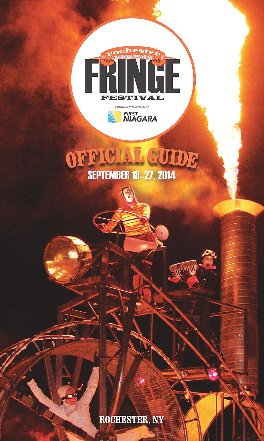 Rochester Fringe Festival Guide 2014 by Rochester Fringe Festival - Issuu