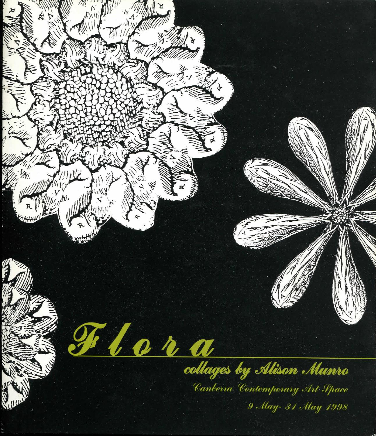 Alison Munro, Flora @ CCAS (1998) by Canberra Contemporary Art Space ...