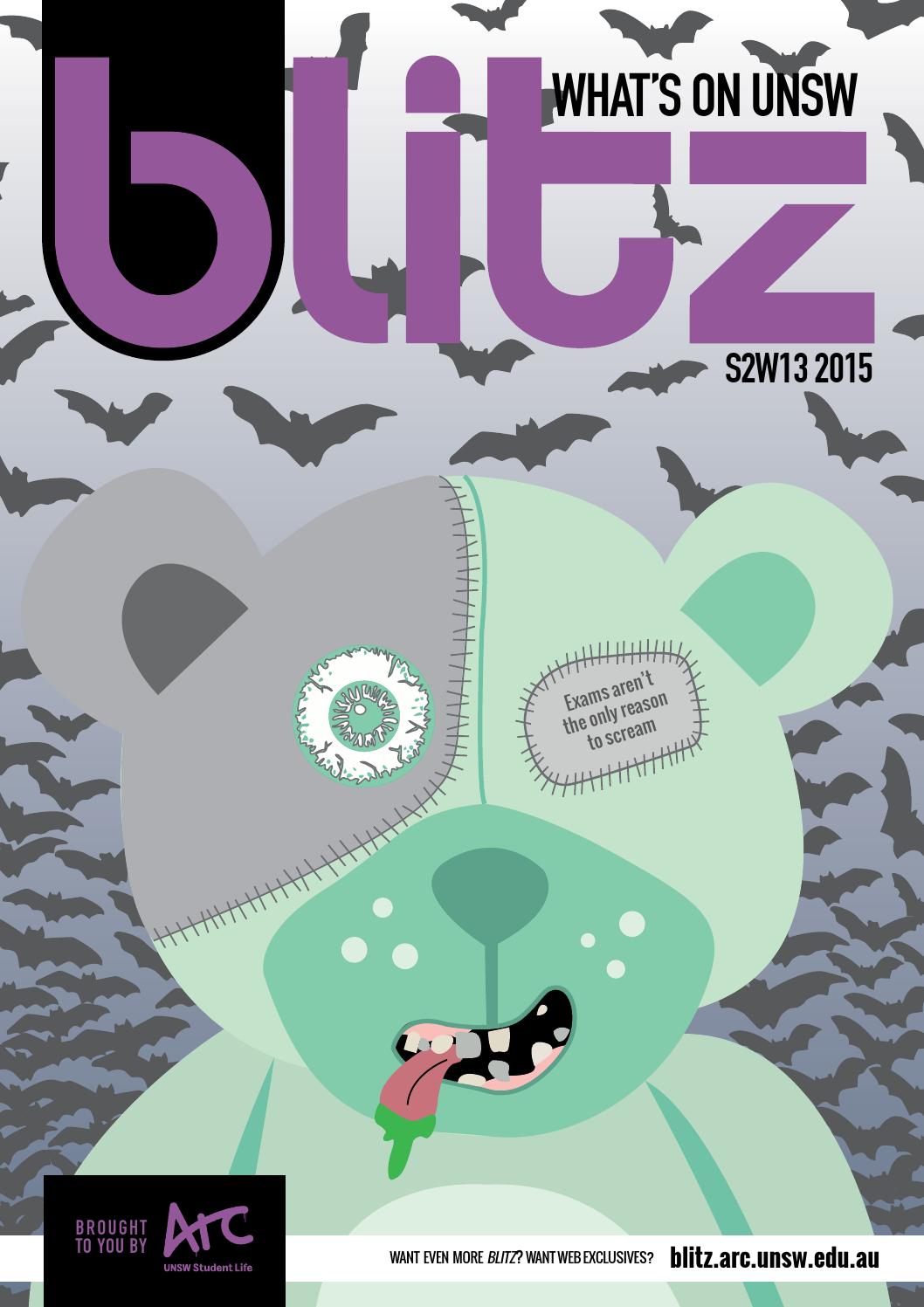 UNSW Blitz Magazine Session 2 Week 13, 2015 by Arc @ UNSW - Issuu