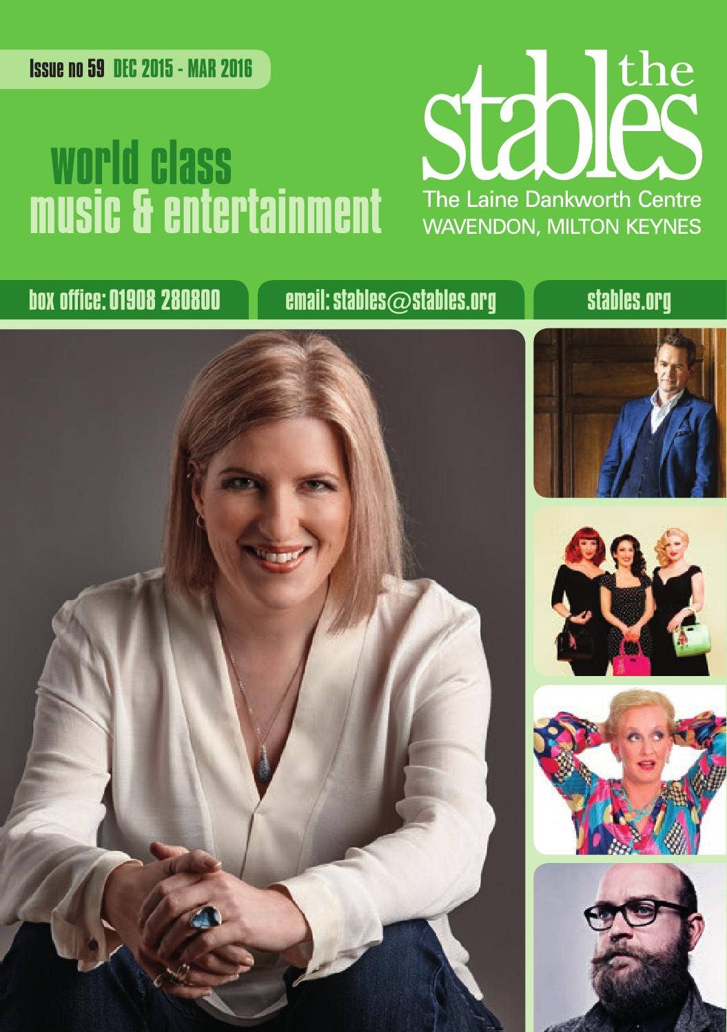 Stables brochure Dec 2015 to March 2016 by Matthew Sanders - Issuu