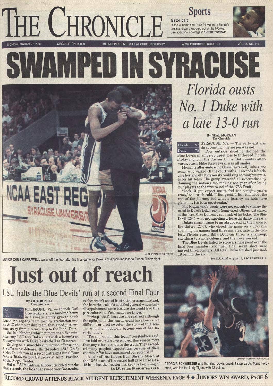 March 27, 2000 by Duke Chronicle Print Archives - Issuu