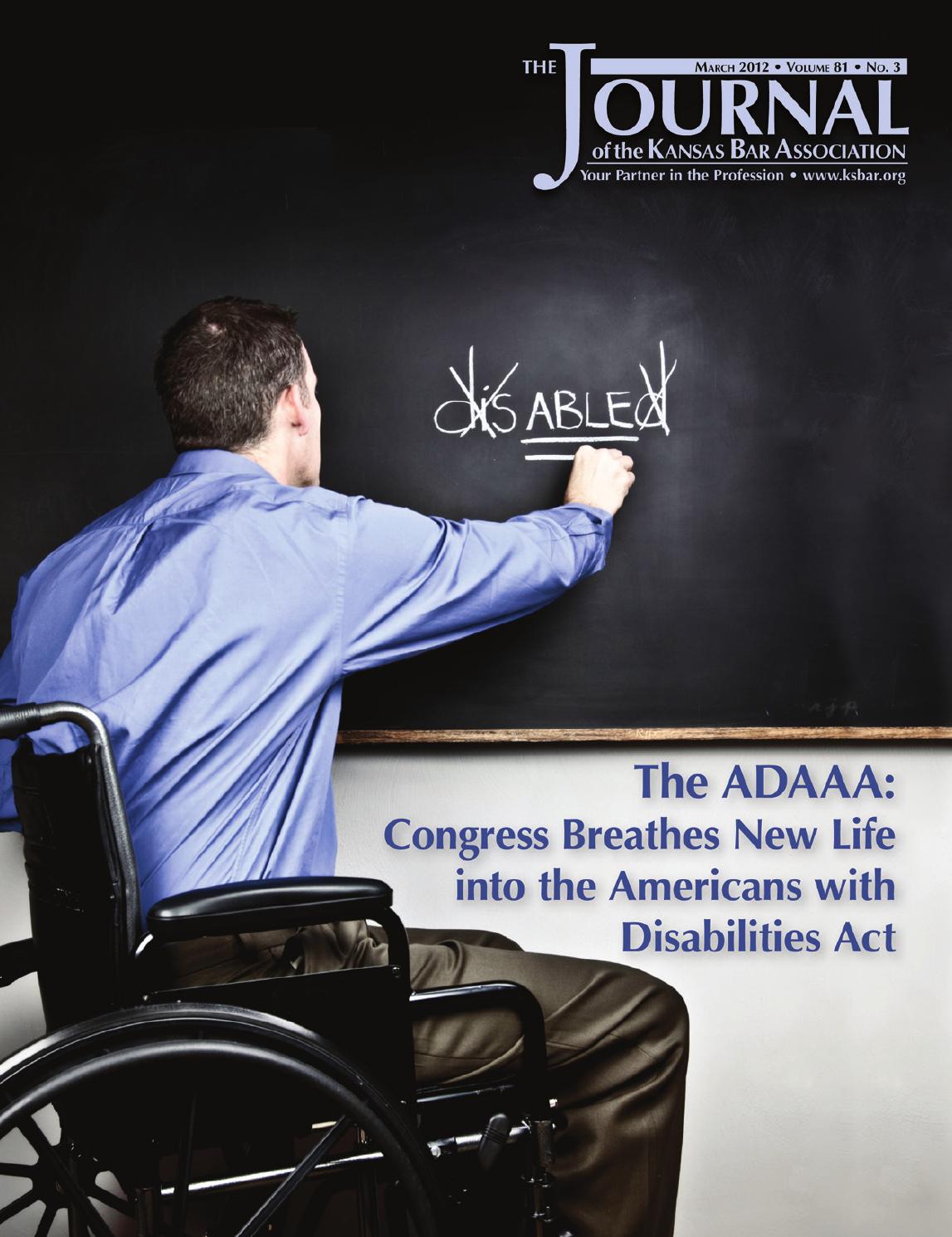 March 2012 Journal by Kansas Bar Association - Issuu