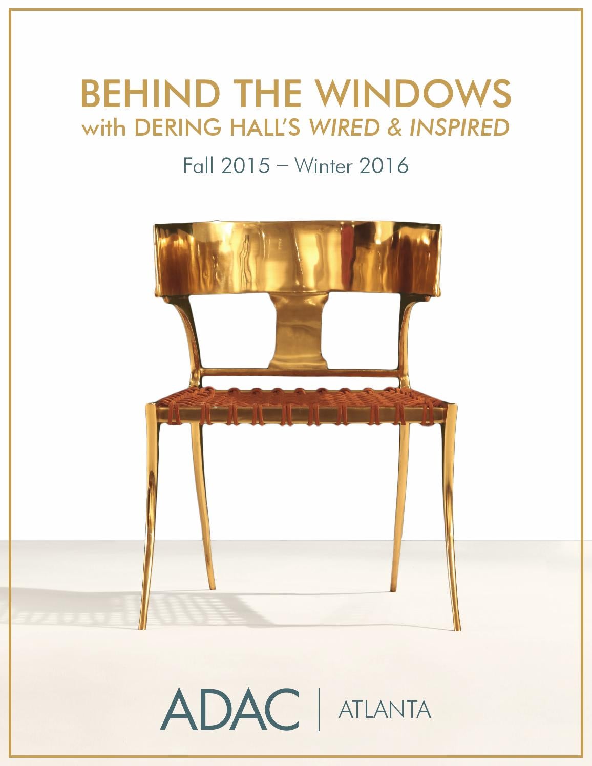 Fall 2015 - Winter 2016 ADAC: BEHIND THE WINDOWS by ADAC - Issuu