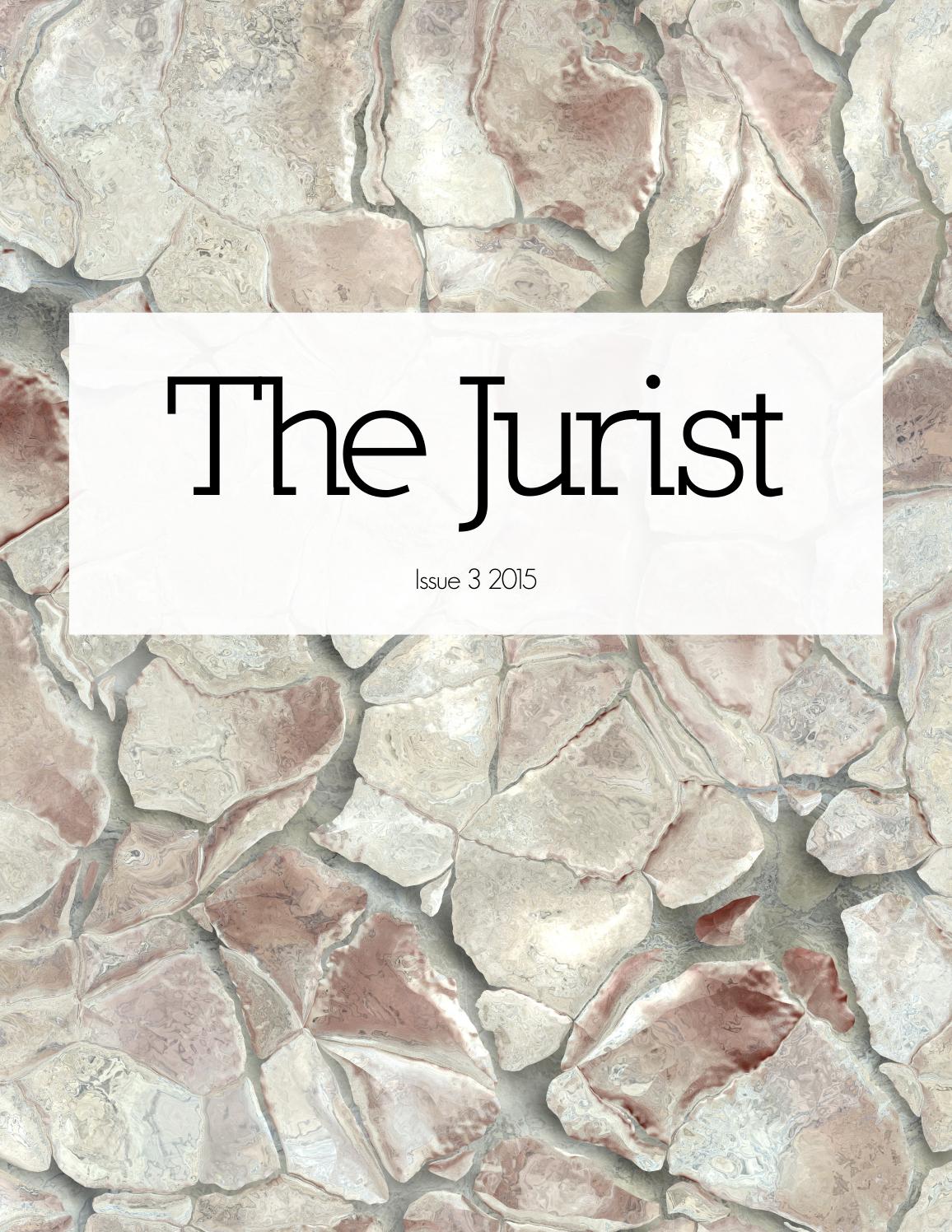 The Jurist 2015 Issue 3 by Flinders Law Students' Association - Issuu
