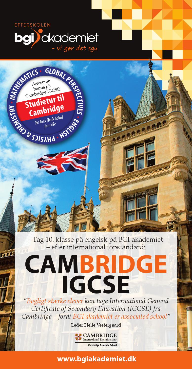 Cambridge IGCSE by Efterskolen BGI akademiet - Issuu