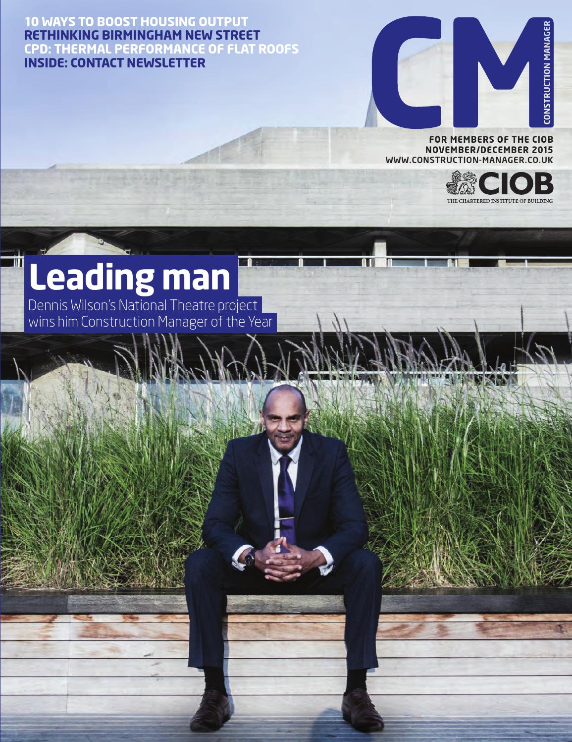 Construction Manager Nov/Dec 2015 by Construction Management - Issuu