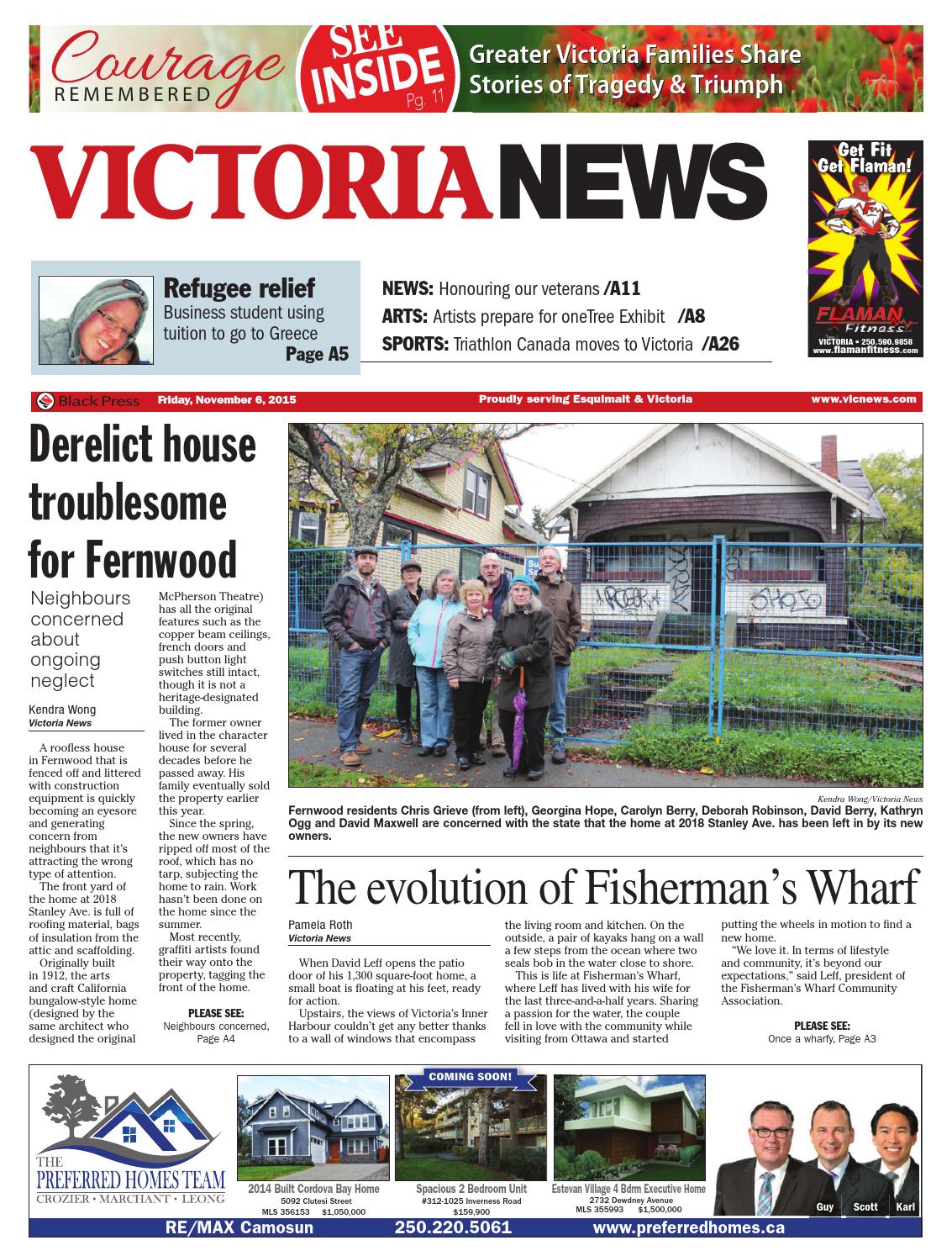 Victoria News, November 06, 2015 by Black Press Media Group - Issuu