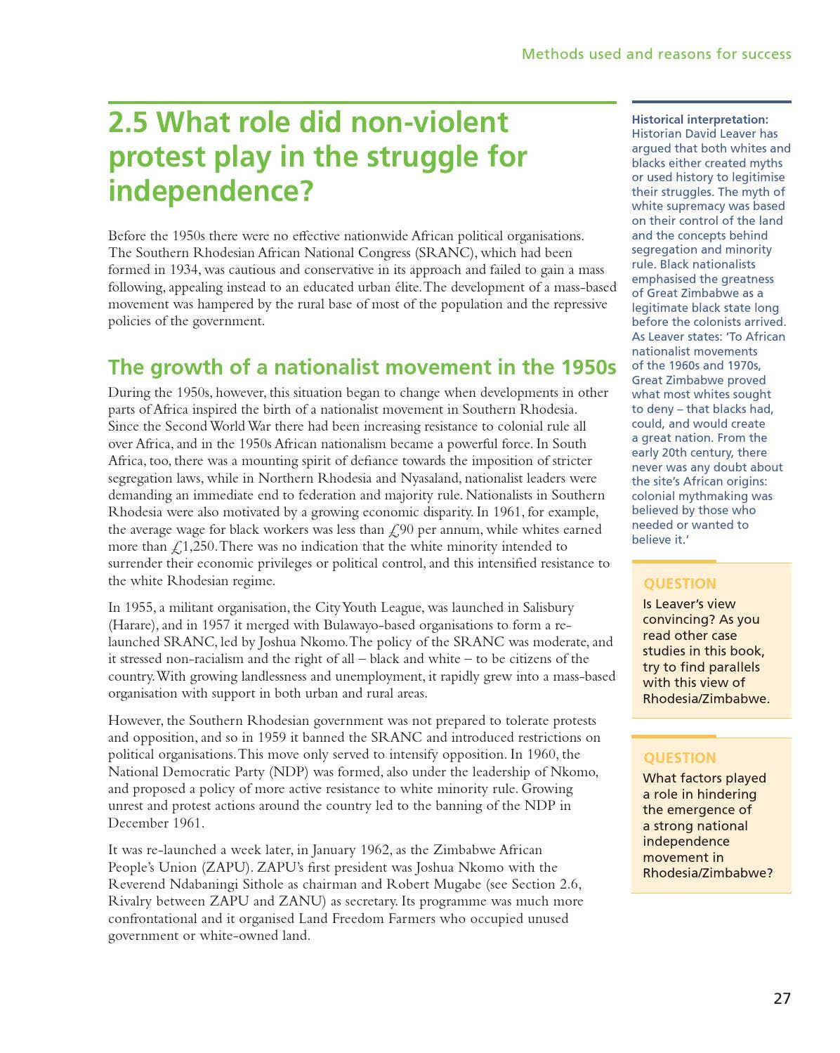 Preview History for the IB Diploma Independence Movements by Cambridge ...