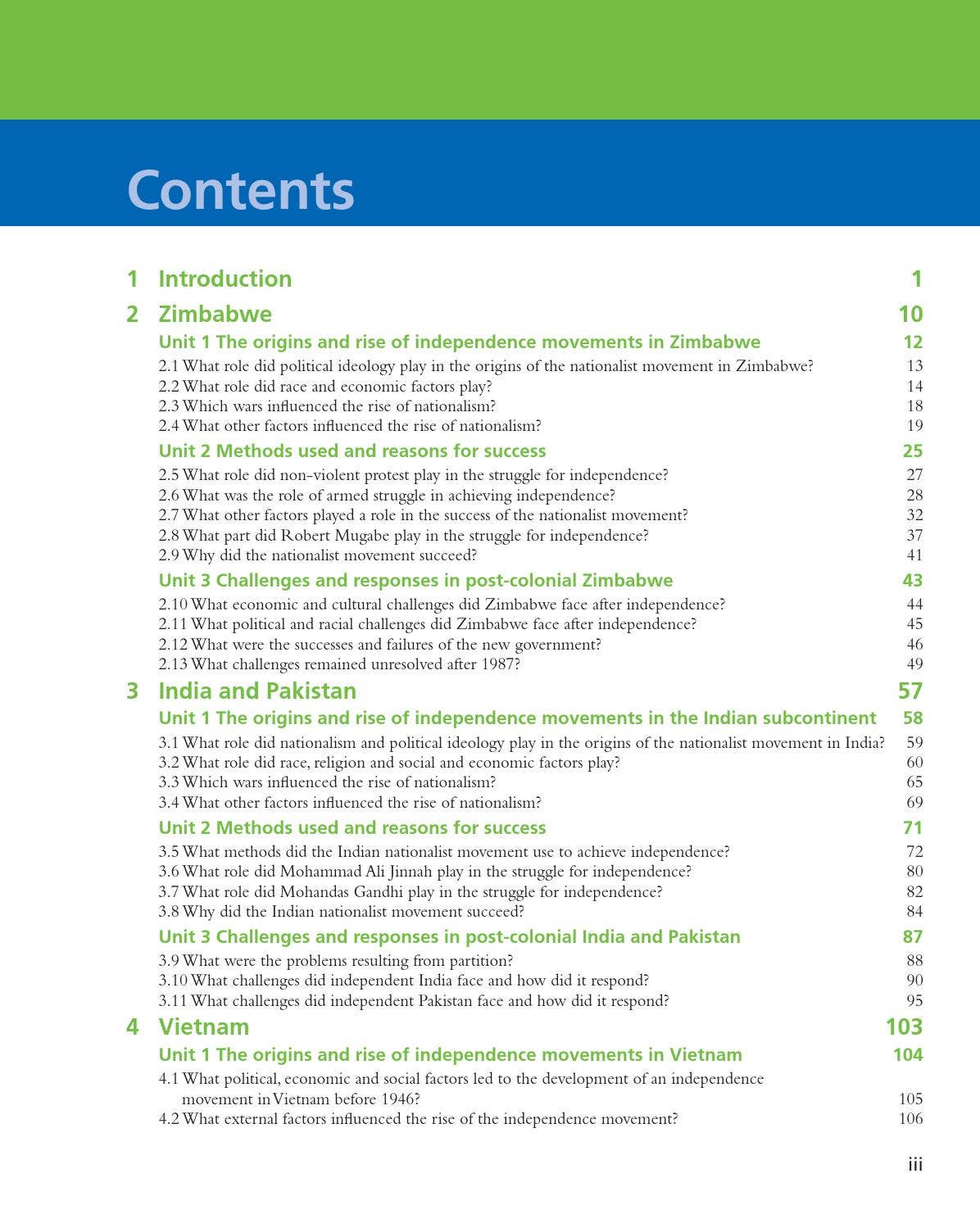 Preview History for the IB Diploma Independence Movements by Cambridge ...