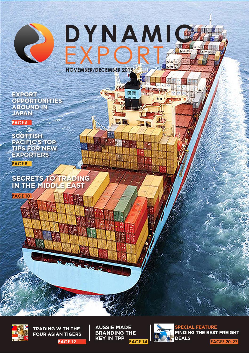 Dynamic Export E-magazine Nov/Dec 2015 by Think Positive Pty Ltd ...
