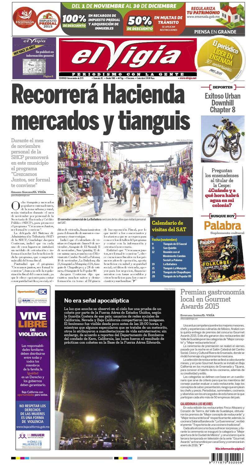 Periódico El Vigía, 8 de noviembre de 2015 by Editorial El Vigia - Issuu