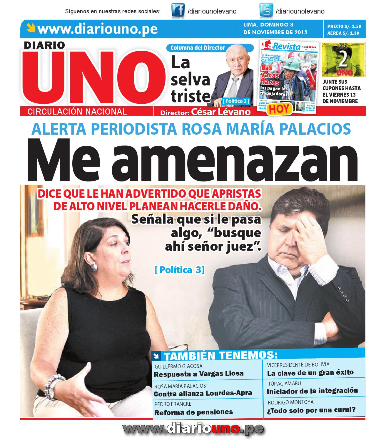 Diario UNO - 08 Noviembre 2015 by Diario UNO - Issuu