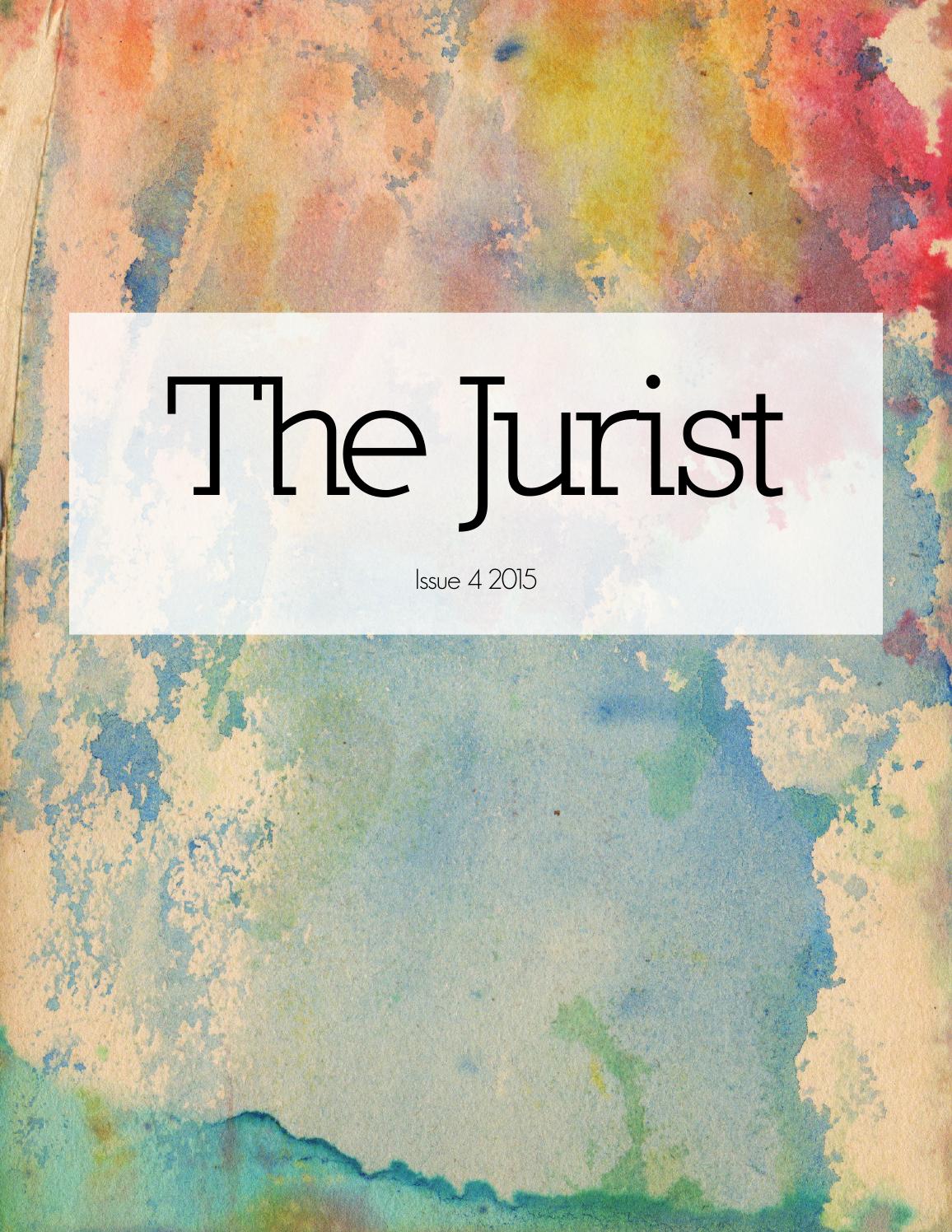The Jurist 2015 Issue 4 by Flinders Law Students' Association - Issuu