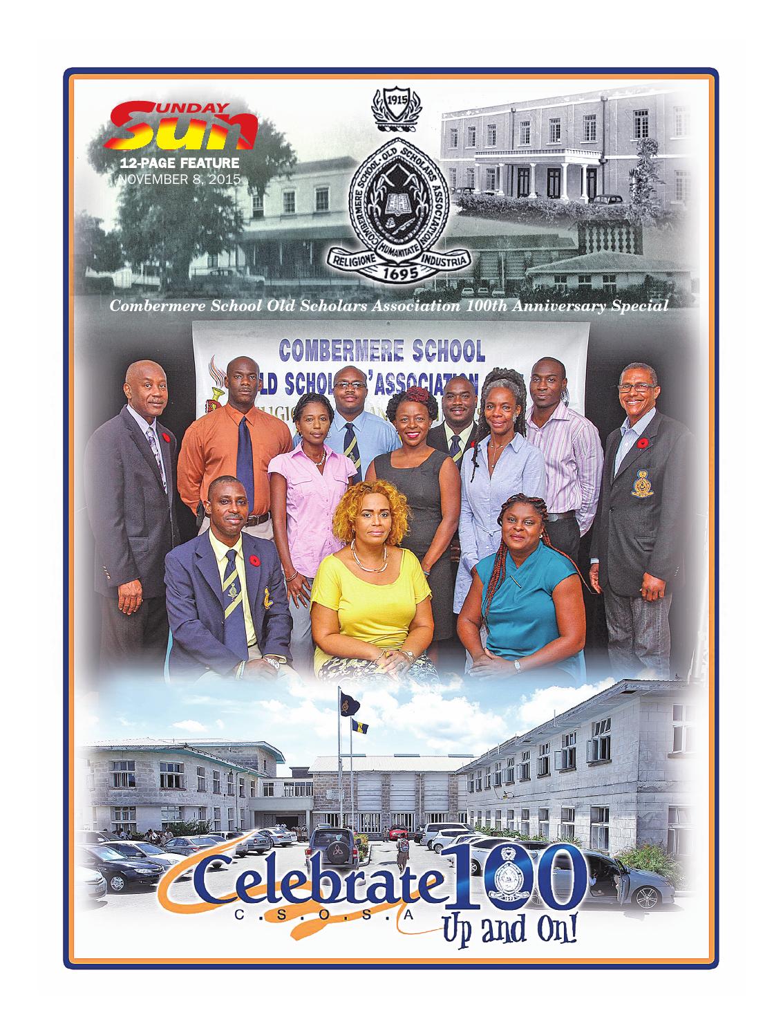Combermere School Old Scholars Association 100-Year Anniversary by ...