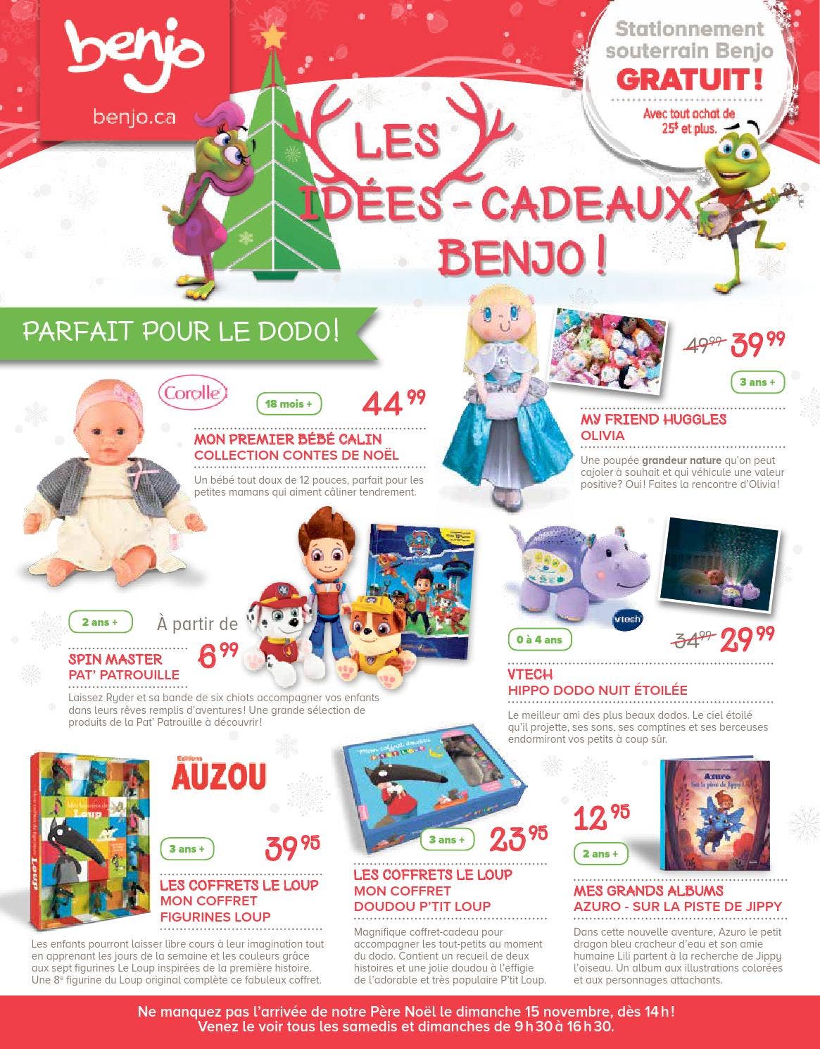 Circulaire de Noël Benjo 2015 - 9 nov by Benjo - Magasin de jouets - Issuu