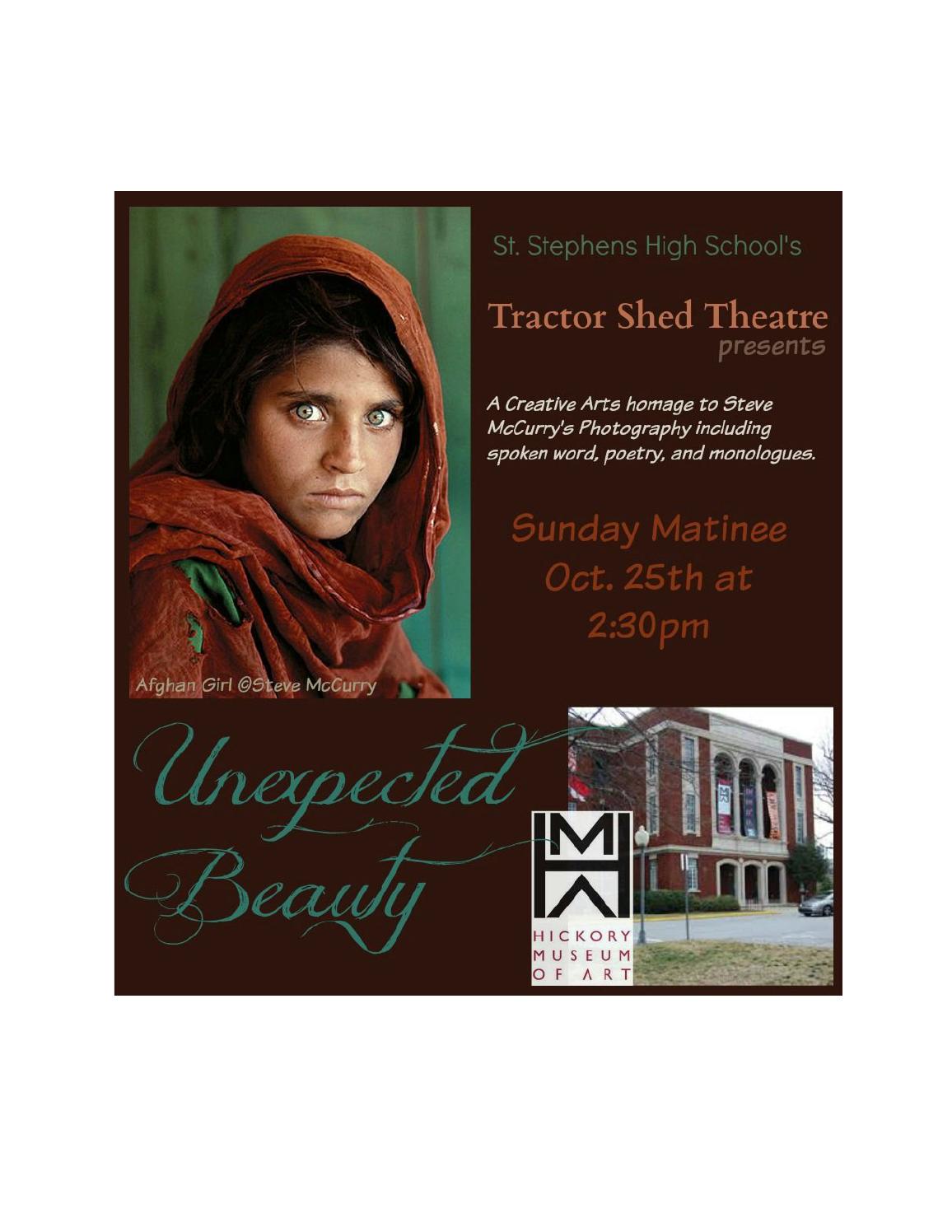 Tractor Shed Theatre Unexpected Beauty by tractor shed theatre - Issuu