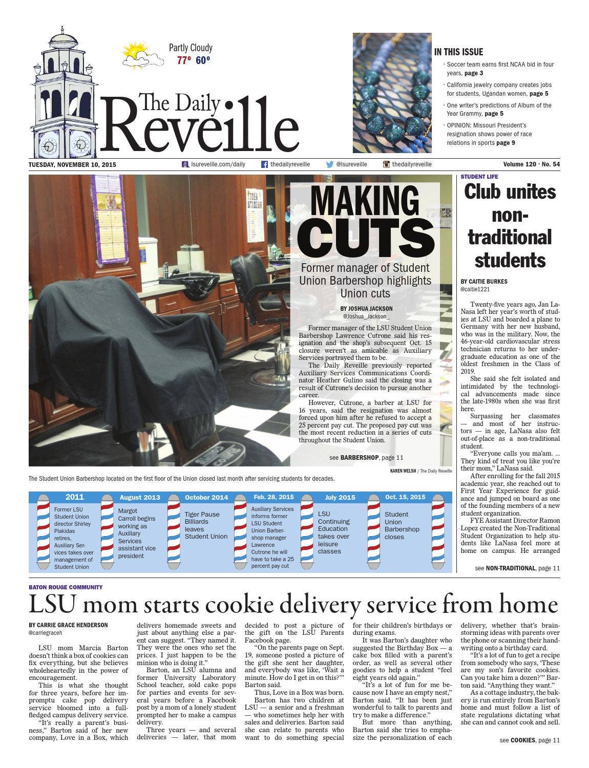 The Daily Reveille 11-10-15 by Reveille - Issuu