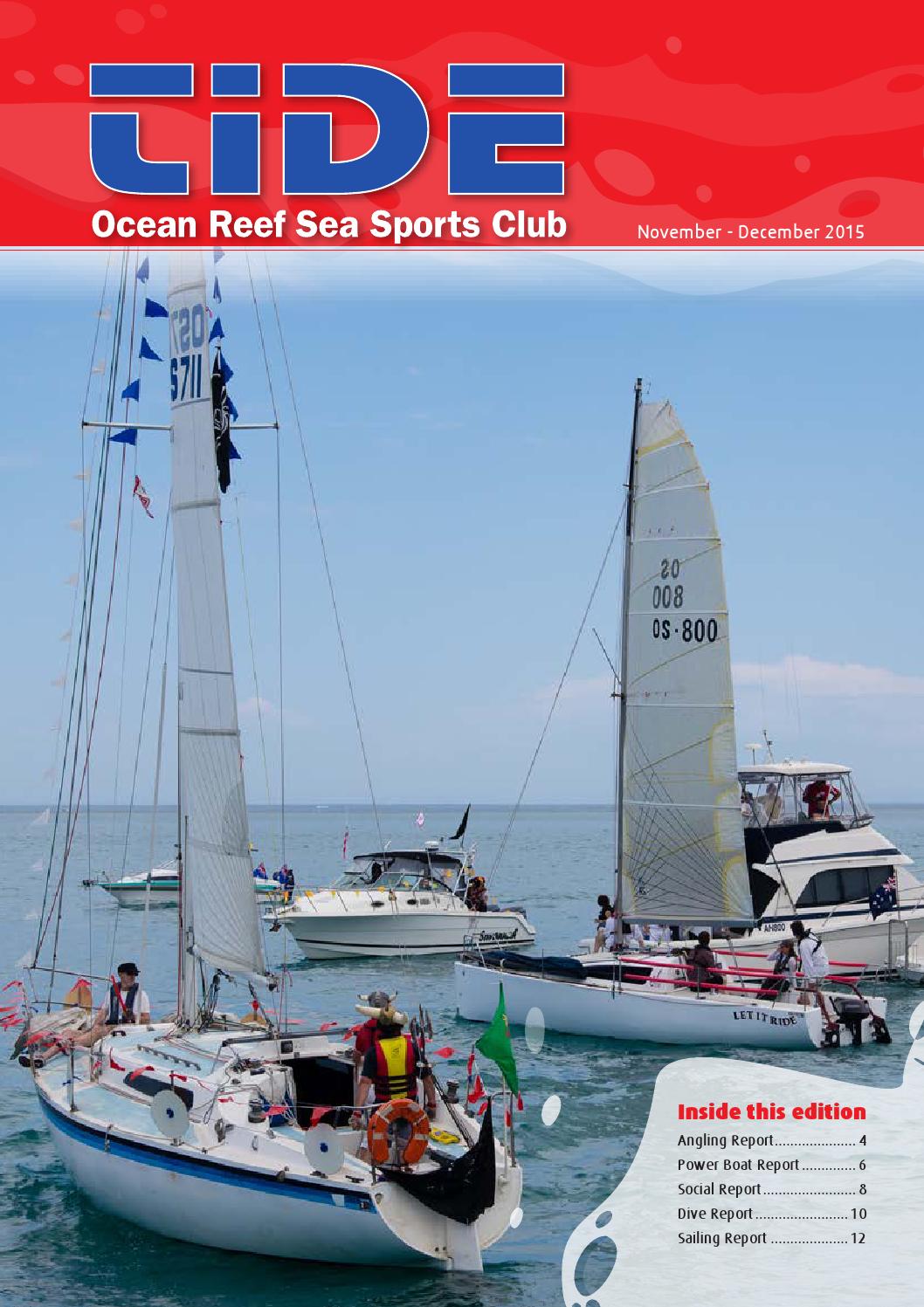 Ocean reef Sea Sports Club - Tide magazine Nov - Dec 2015 by Ocean Reef ...