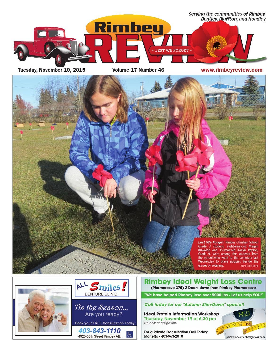 Rimbey Review, November 10, 2015 by Black Press Media Group - Issuu